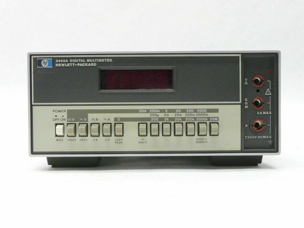 What is an HP 3465A digital multimeter? - Panatron Inc.